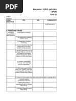 Brgy Assembly 2nd Sem Guidelines | PDF | Social Science