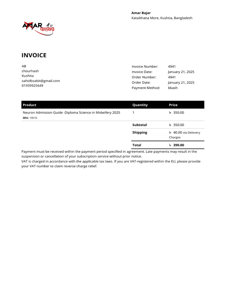 Invoice 4941 | PDF