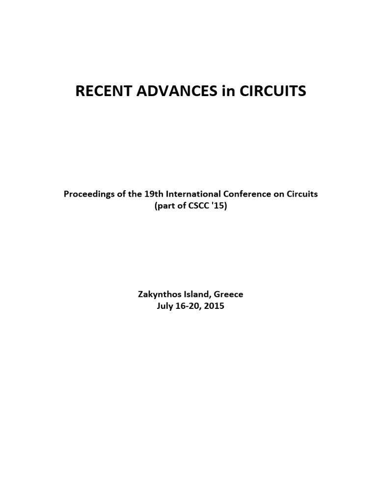 CIRCUITS | PDF | Electroencephalography | Reliability Engineering