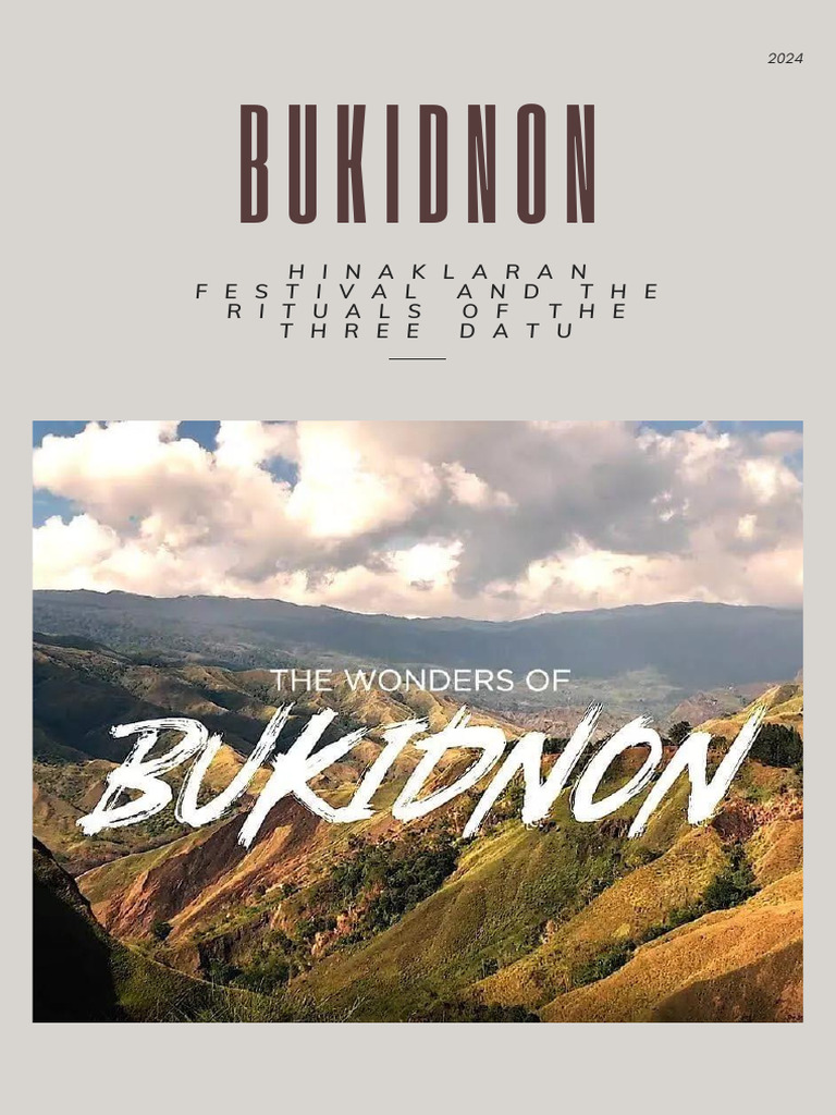 Hinaklaran Festival: Bukidnon's Heritage | PDF