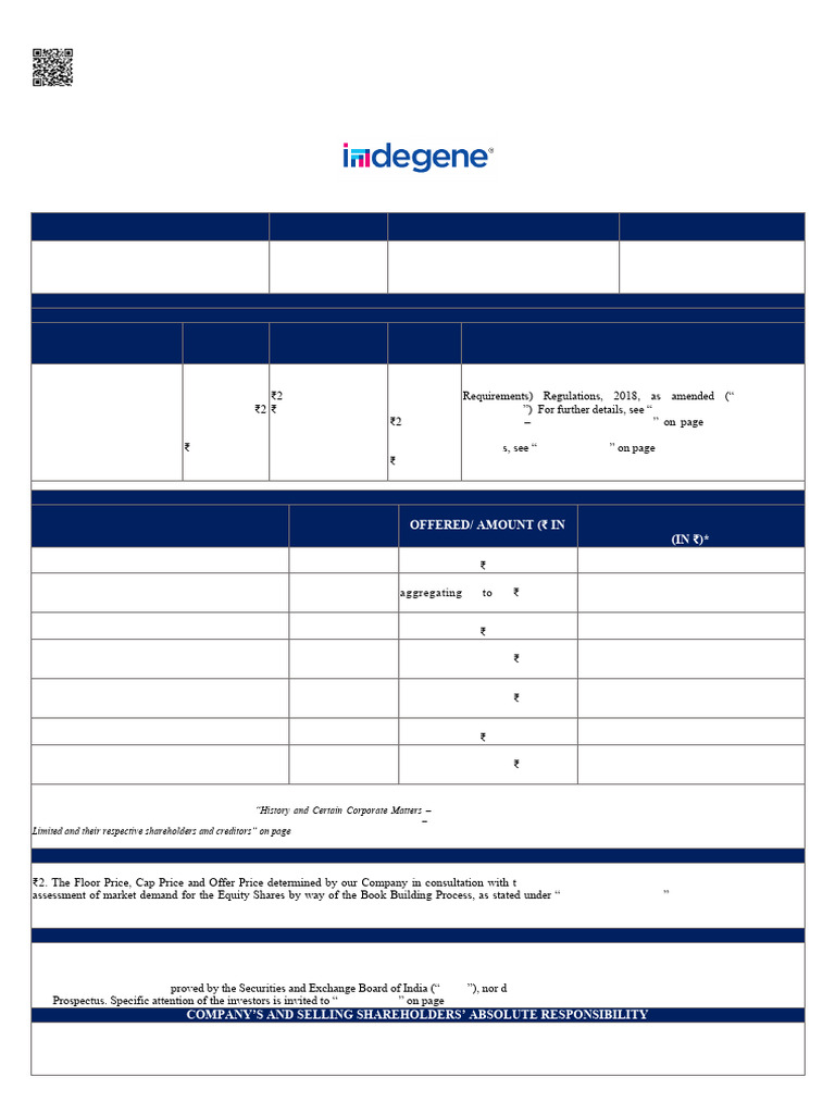 Indegene Limited: Corporate Identity Number | PDF | Stocks | Investing