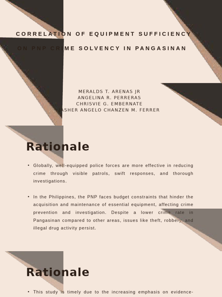 Defense Presentation January 10 | PDF | Statistics | Quantitative Research