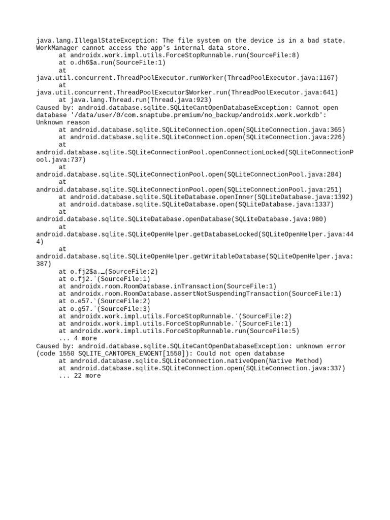 Last Crash Log | PDF