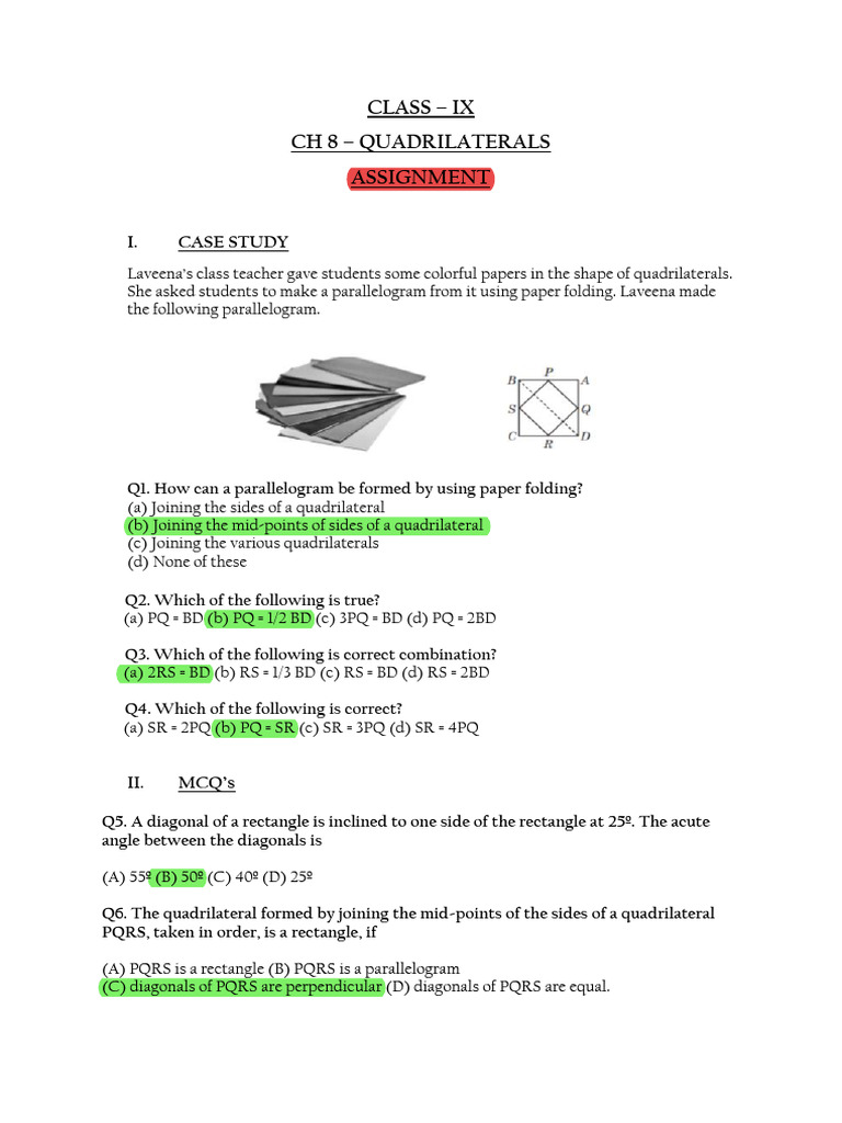 Maths As Ix 202324 | PDF