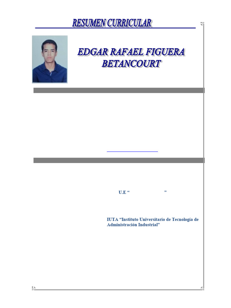 Edgar Curriculum | PDF