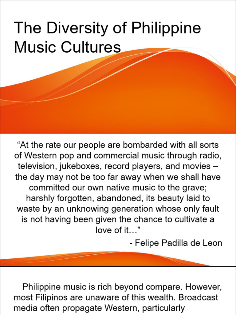 Diversity of Philippine Music Cultures | PDF | Philippines