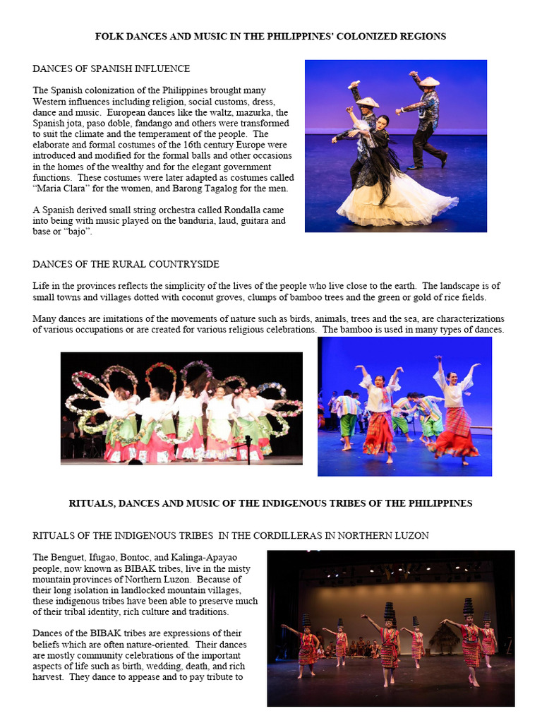 Folk Dances and Music in The Philippines | PDF | Mindanao