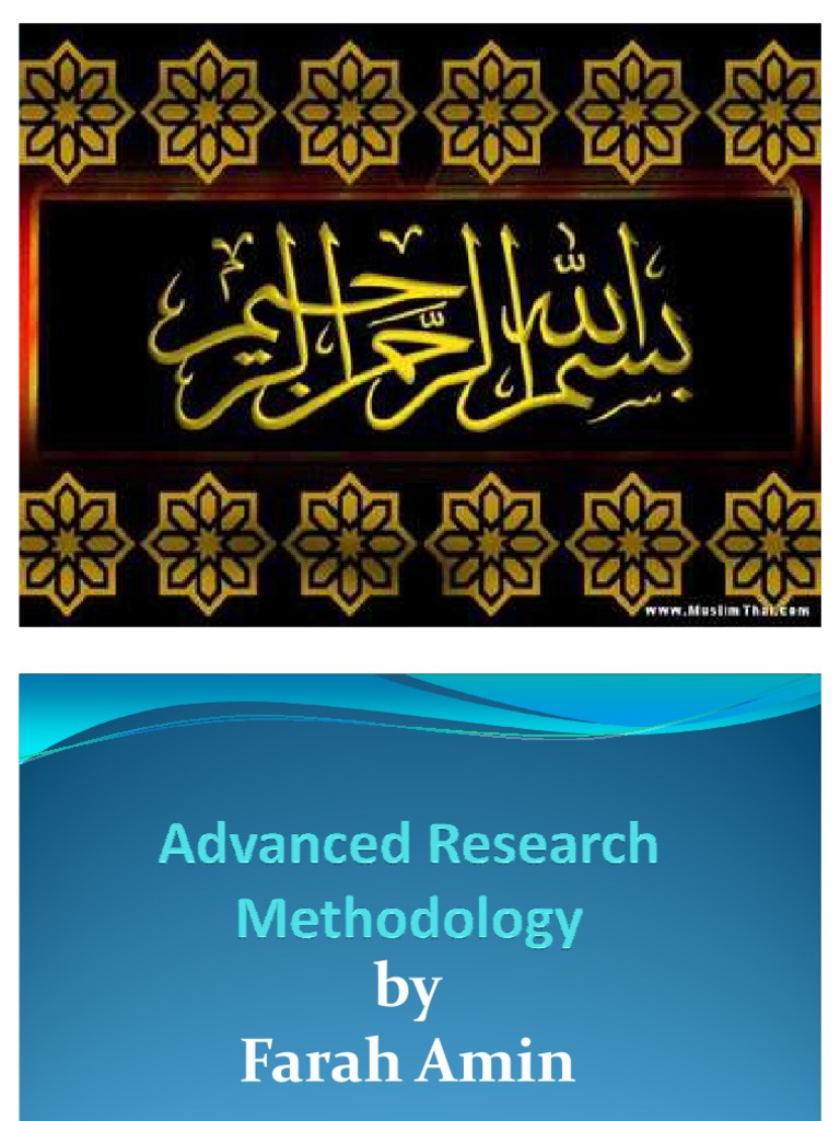 Advanced Research Methodology | PDF | Statistics | Hypothesis
