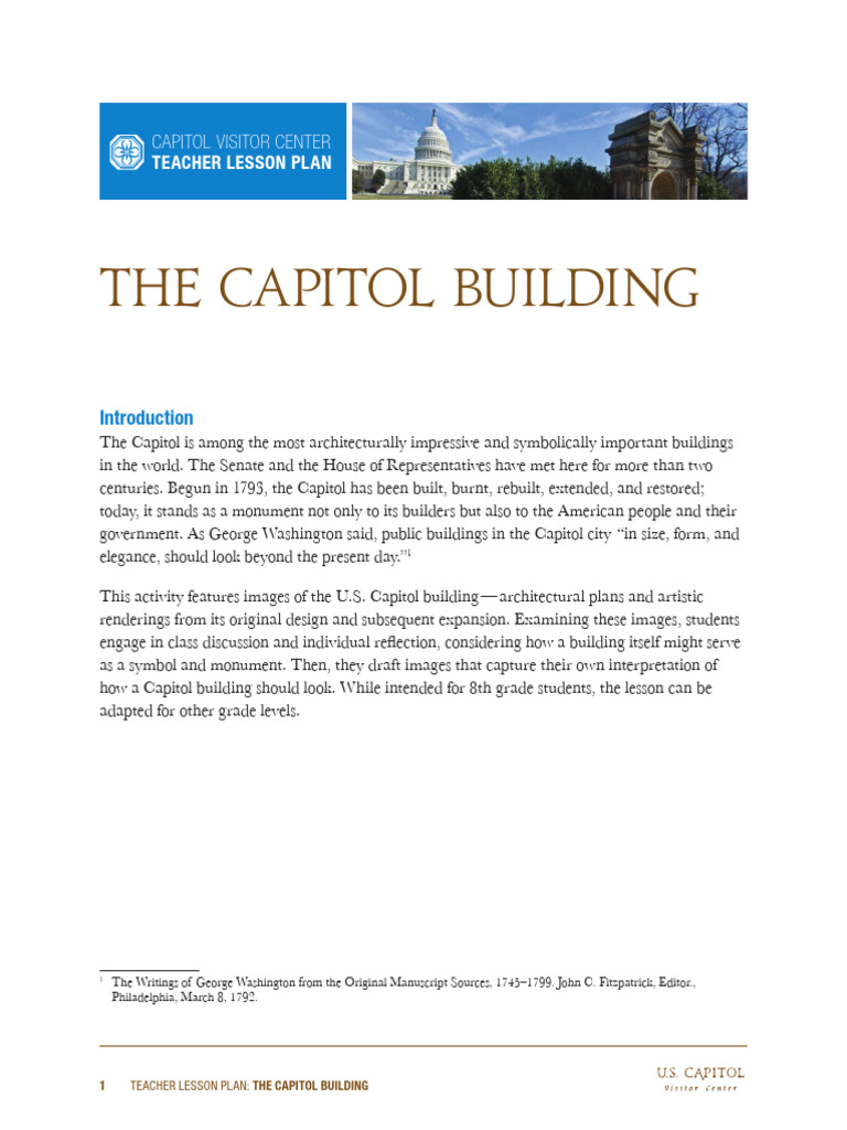 The Capitol Building | PDF | United States Capitol
