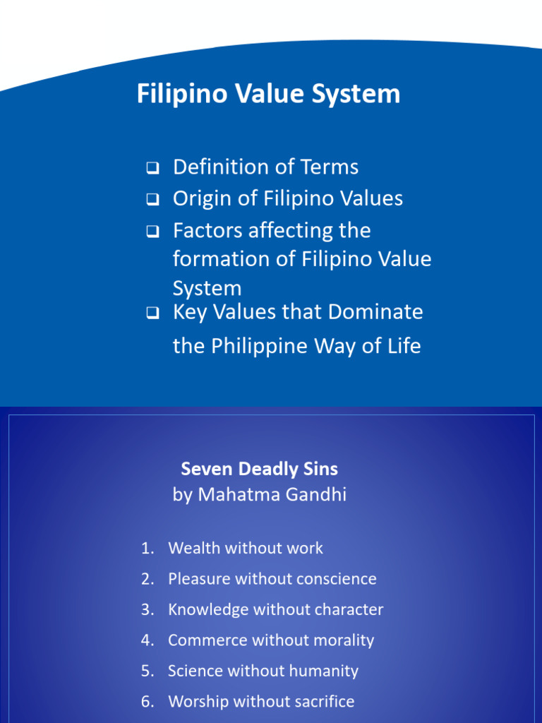 Filipino-Value-System | PDF | Disciplines | Psychology