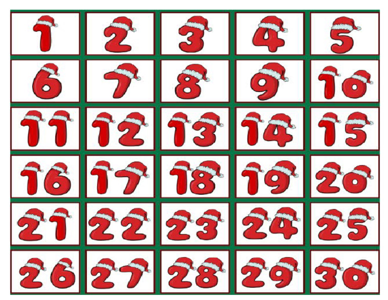 Number Gift Xmas | PDF