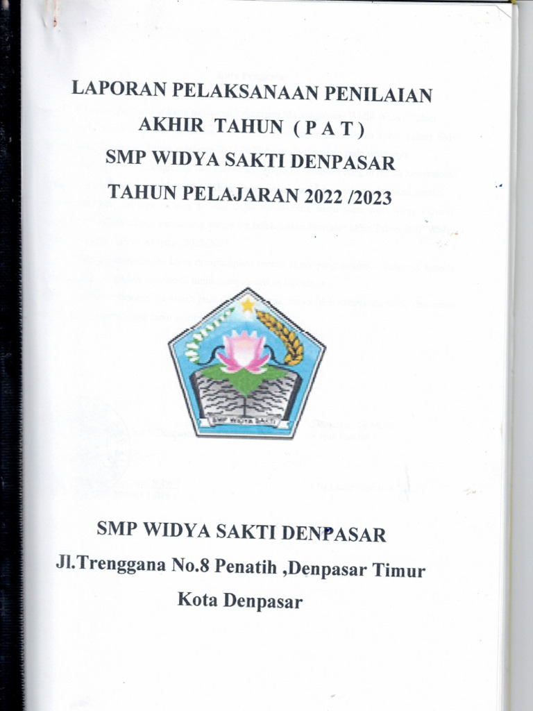 Laporan PAT 2024 2025 | PDF