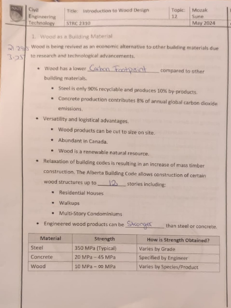 Introduction To Wood Notes | PDF