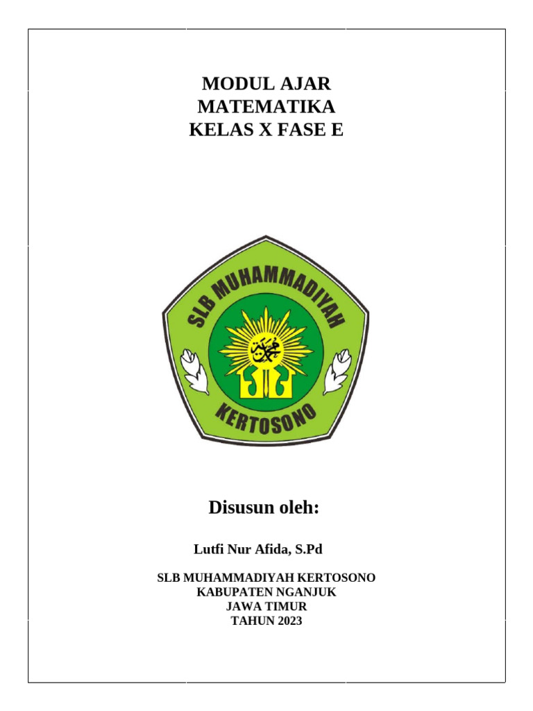 Modul MTK Fase e | PDF