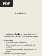 Local Infiltration and Field Block Anesthesia | PDF | Injection ...