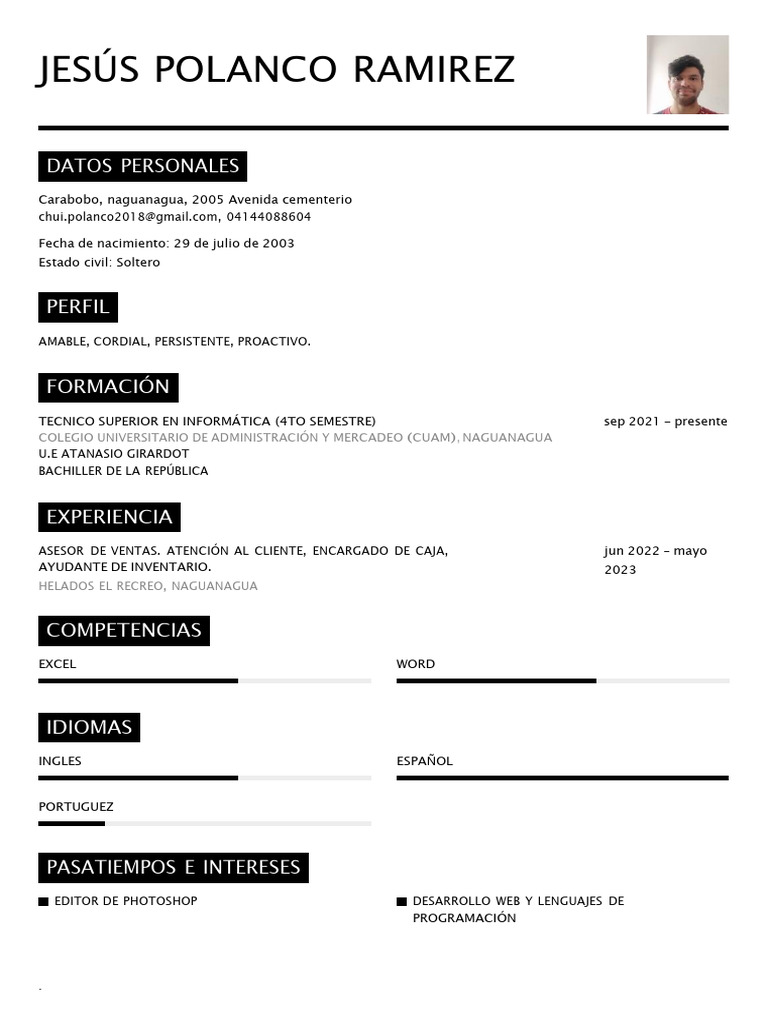 Cv Jesús Polanco Ramirez | PDF