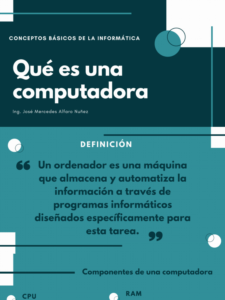 Conceptos Básicos de La Informática | PDF