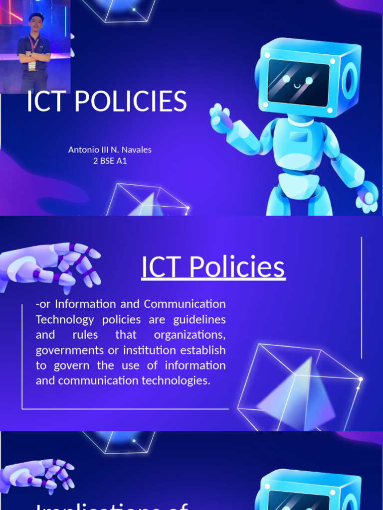ICT POLICIES | PDF | Information And Communications Technology | Cybercrime