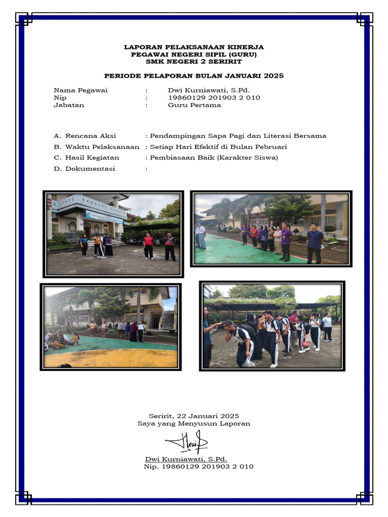 Sapa Pagi Dan Literasi | PDF