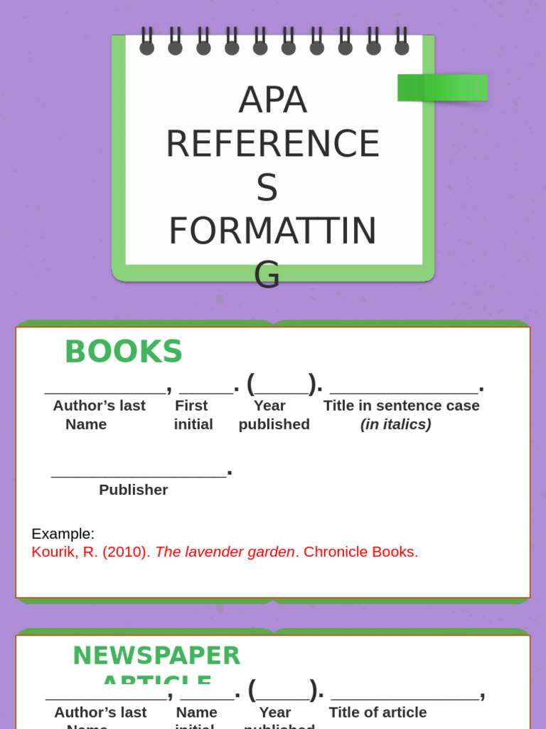 Apa References Guide(1) | PDF | Written Communication | Orthography
