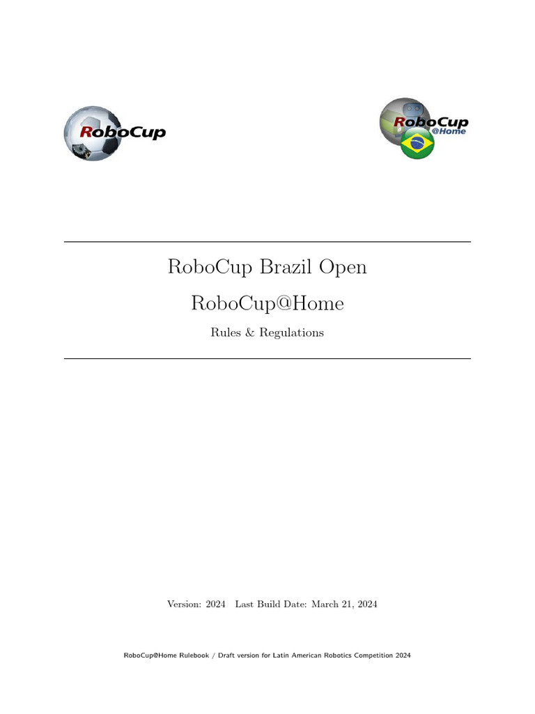 Rulebook | PDF | Robot | Robotics