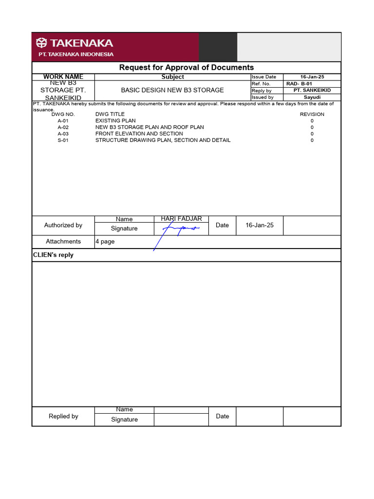 Rad-B-01 Basic Design Drawing B3 Storage R-01 | PDF | Queensland ...
