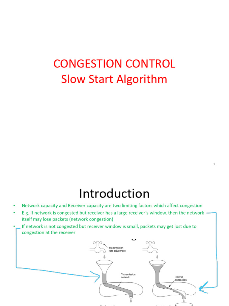 TCP Slow Start Explained | PDF | Network Congestion | Internet Architecture