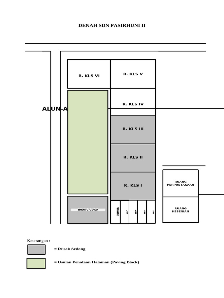 DENAH SDN PASIRHUNI II OK | PDF