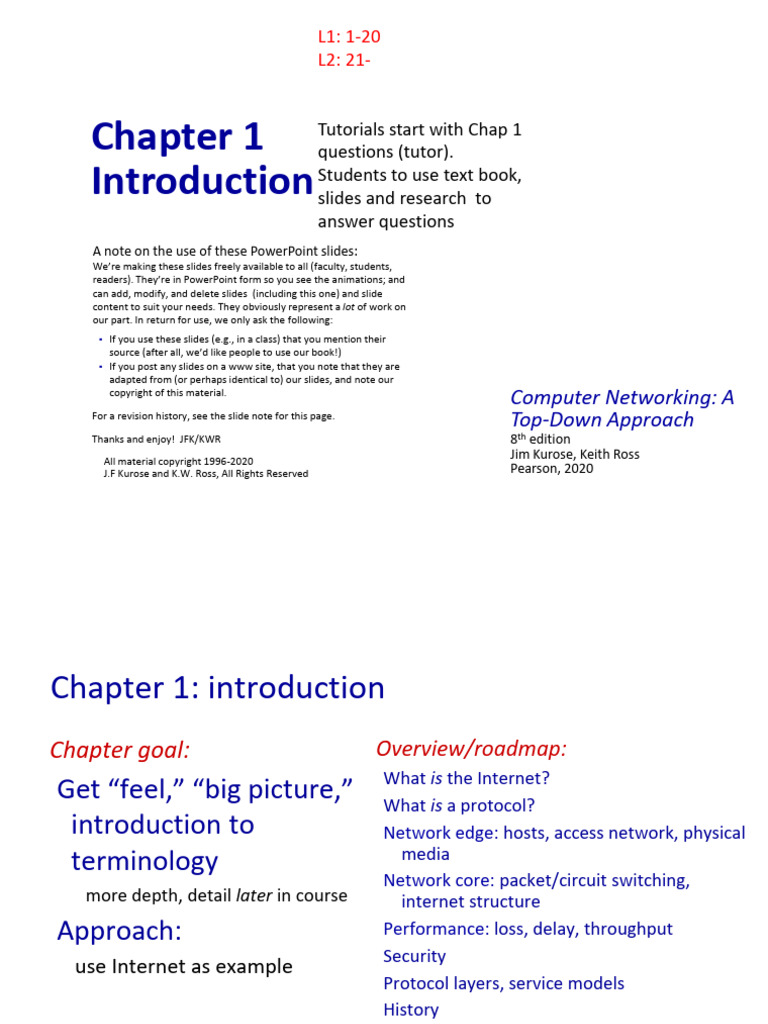 COMP2602 Chapter 1 Computer Networks and The Internet 8th - 2024 - 2025 ...