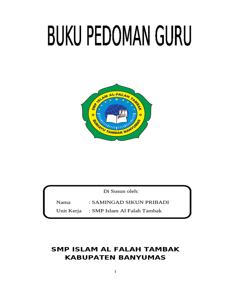 BUKU PEDOMAN GURU 2024 | PDF