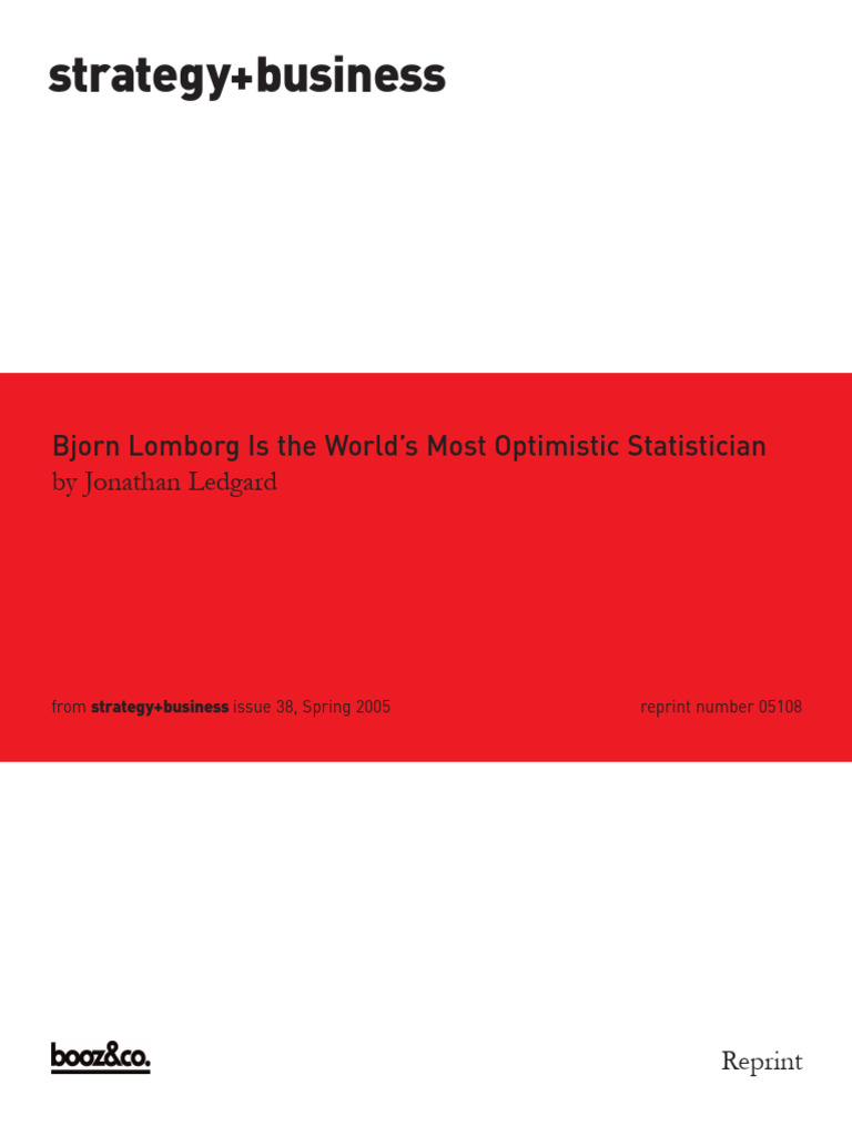 DIS - EP - Jonathan - Ledgard - On - Lomborg - Strategy Business ...