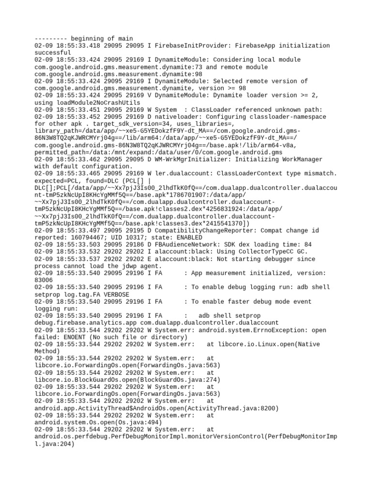 Com - Dualapp.dualcontroller - Dualaccount Logcat | PDF | Java (Programming Language) | Android ...