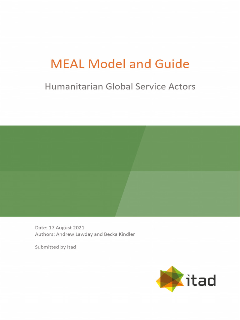 HGS MEAL Model and Guide Report | PDF | Information
