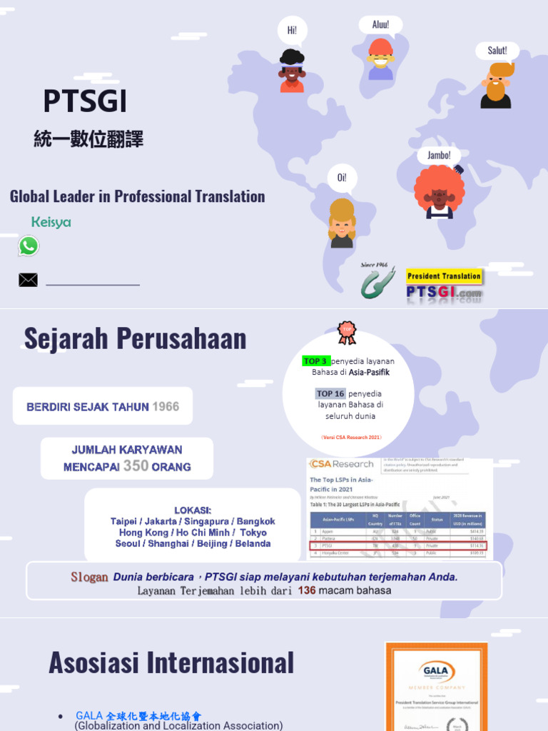 PTSGI Company Profile keisya | PDF
