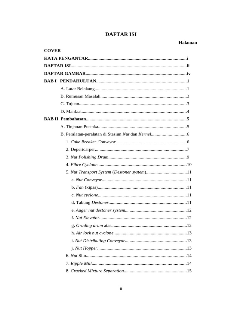 Daftar Isi PH KEL 3 New Baru | PDF