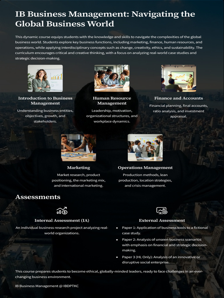 IB Business Management Navigating The Global Business World | PDF
