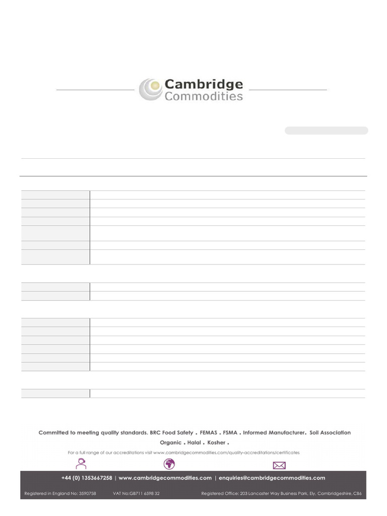 CoAs... Propóleo en Resina. SDS (Cambridge) | PDF | Personal Protective ...