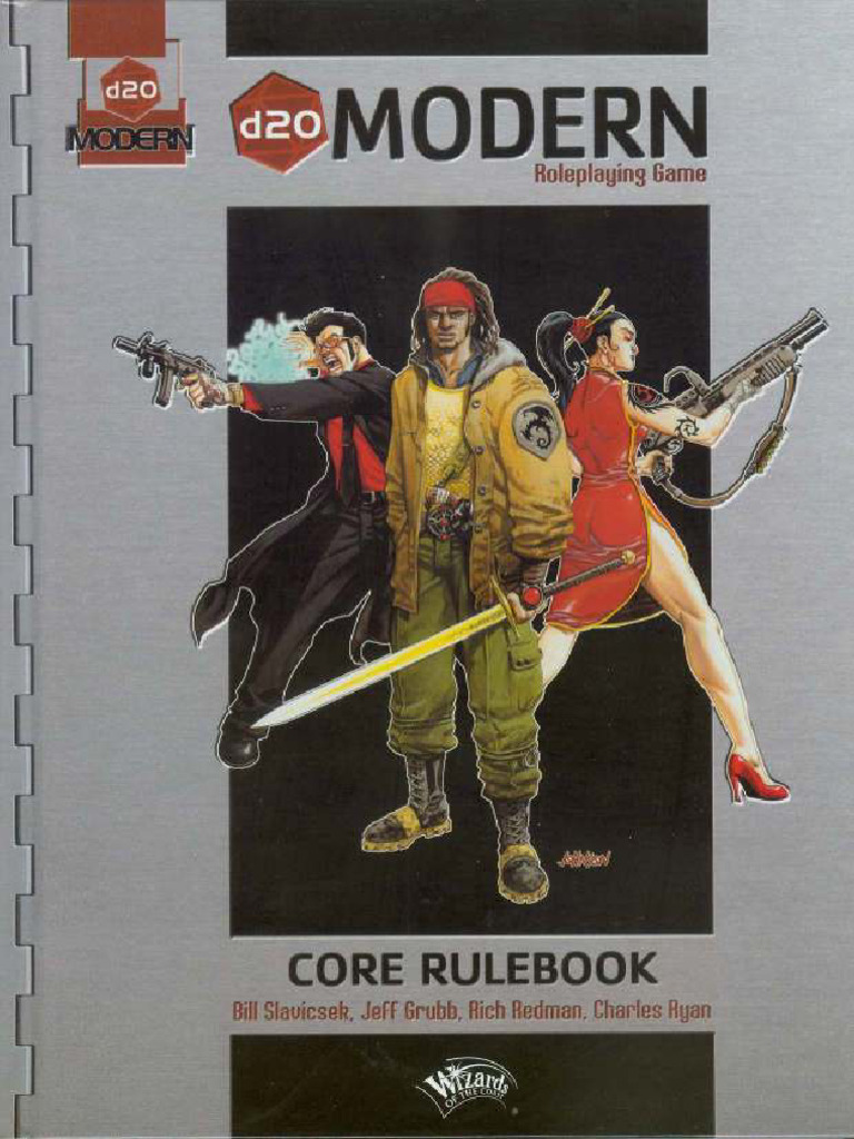d20 Modern - Core Rulebook | PDF | Role Playing Games