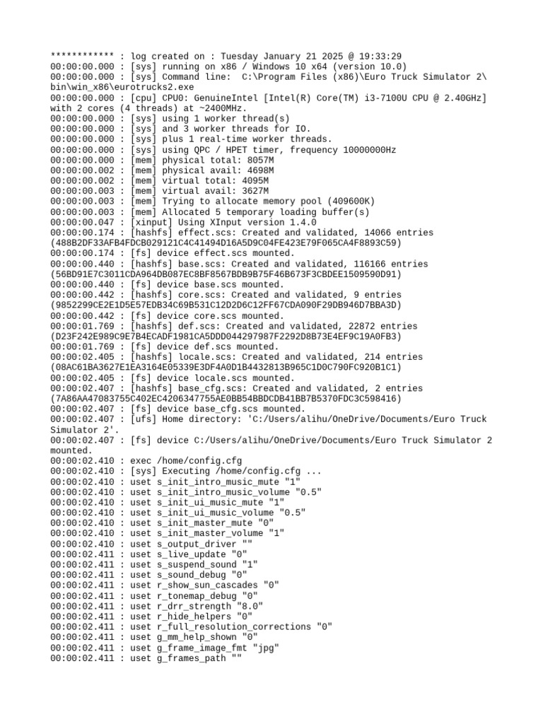 Game Log | PDF | Thread (Computing) | System Software