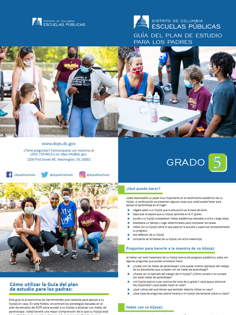 5th Grade Guide Spanish | PDF | Los Estados Unidos | Aprendizaje