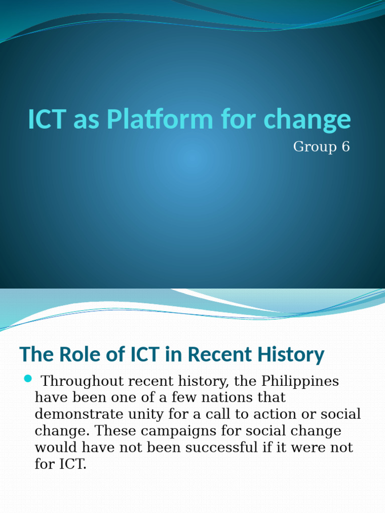 ICT's Impact on Social Change in the Philippines | PDF | Philippines