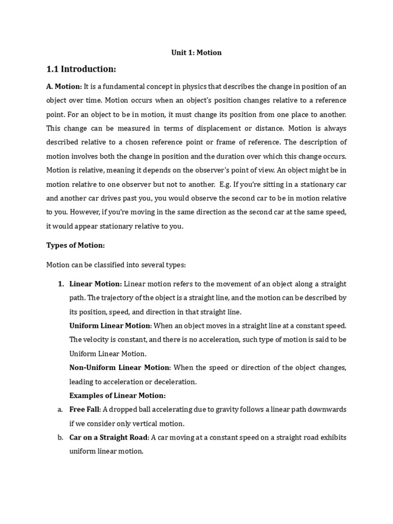Understanding Motion in Physics | PDF | Force | Atomic Nucleus