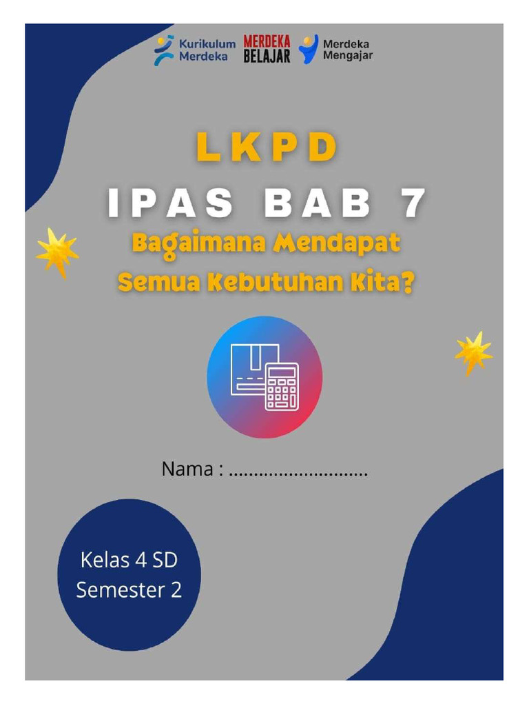 LKPD Ipas Bab 7 Kelas 4 | PDF