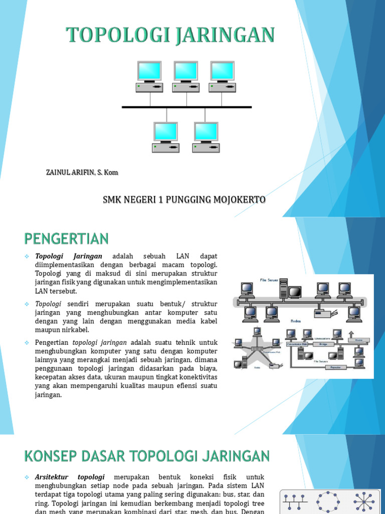 Jenis-Jenis Topologi Jaringan LAN | PDF