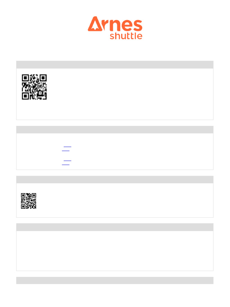 Tiket Elektronik Arnes Shuttle 2024 | PDF