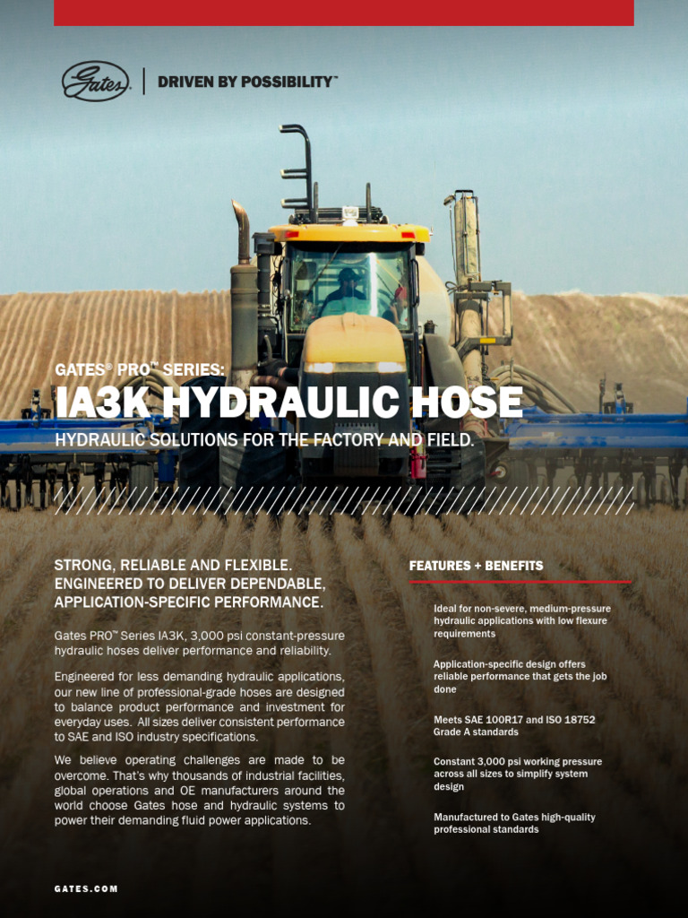 2 FP Hydraulics Pro Series Ia3k Hose Sell Sheet | PDF | Hose ...