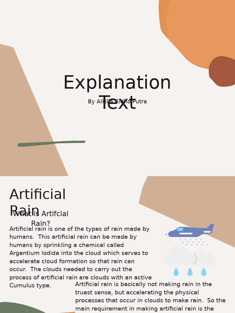 Explanation Teks and Example | PDF | Cloud | Rain