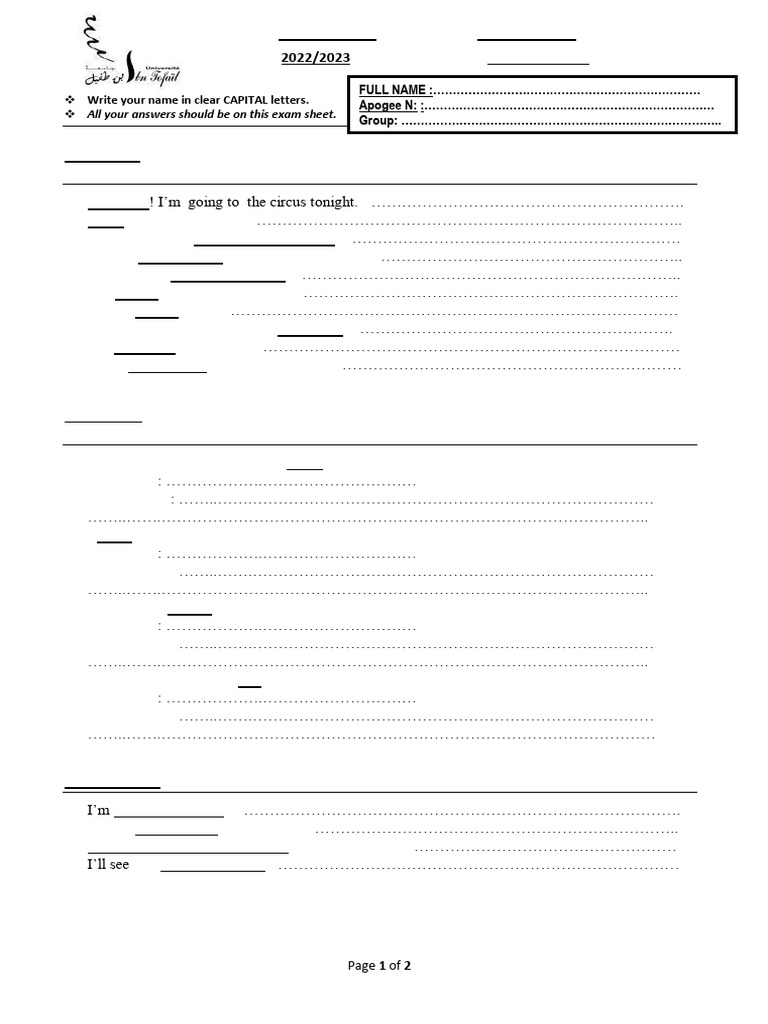 Grammar Exam for Students | PDF | Grammar | Syntax