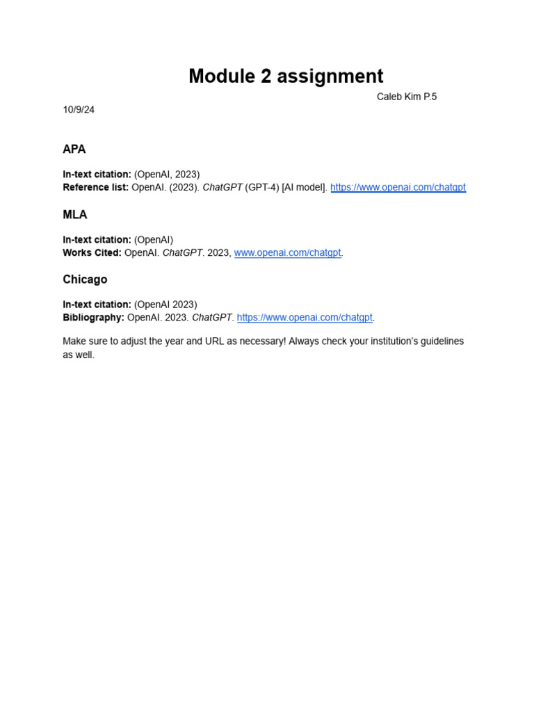 Acedmic Integrity in Ai Module 2 | PDF