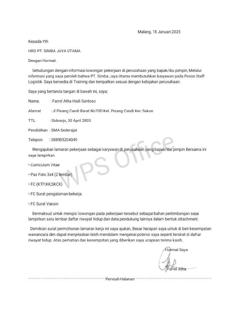 PT. Simba Jaya Utama | PDF